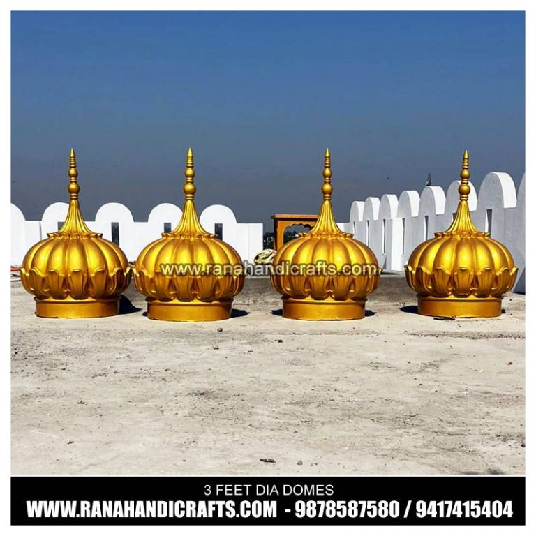 Domes and Khalsa Sculptures at Gurdwara Sahib in Mukerian Our New ...