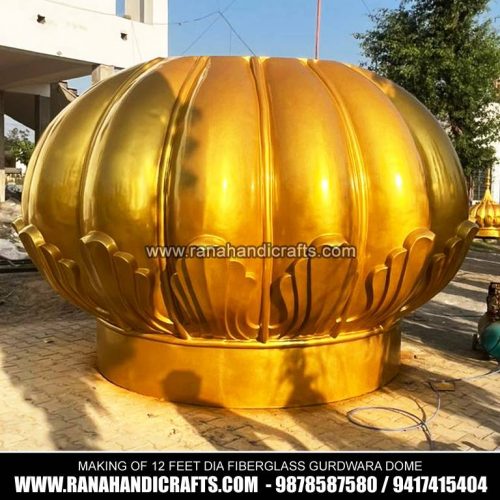 Domes and Khalsa Sculptures at Gurdwara Sahib in Mukerian Our New ...