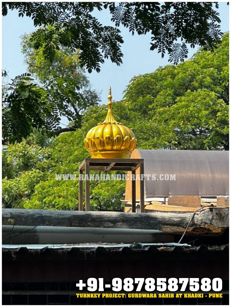 9-Foot Gurdwara Sahib Dome Installation at Khadki, Pune | Rana ...