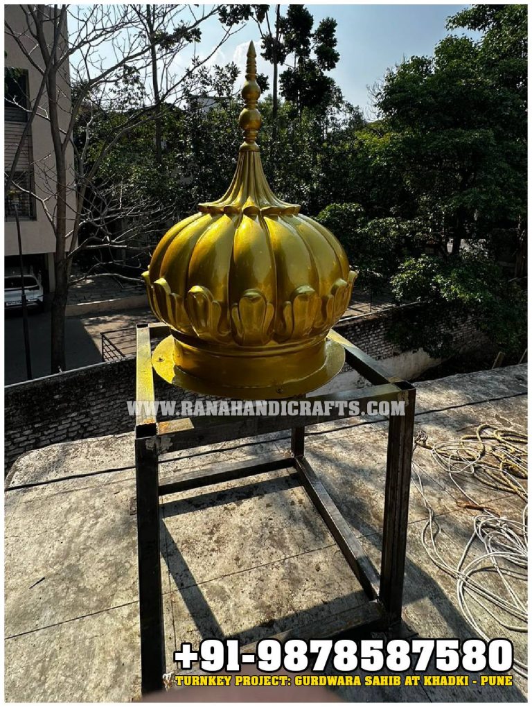 9-Foot Gurdwara Sahib Dome Installation at Khadki, Pune | Rana ...