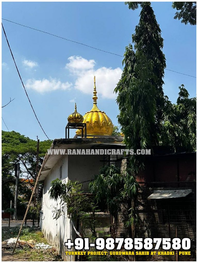 9-Foot Gurdwara Sahib Dome Installation at Khadki, Pune | Rana ...