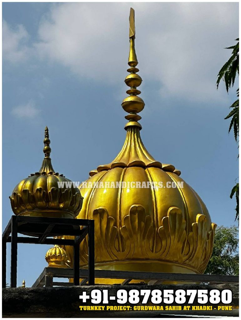 9-Foot Gurdwara Sahib Dome Installation at Khadki, Pune | Rana ...