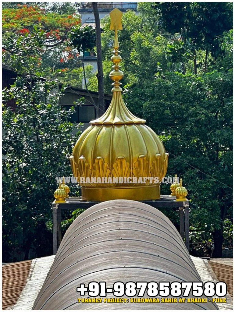 9-Foot Gurdwara Sahib Dome Installation at Khadki, Pune | Rana ...