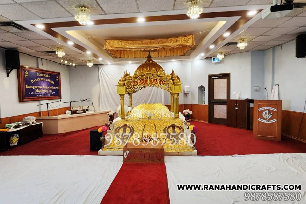 Palki Sahib at Gurdwara Sahib Manitoba, Winnipeg CANADA | Rana ...