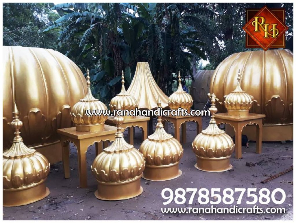 Gurdwara Domes (Gumbad) & Palki Sahib Project - Guru Ghar (Sikh Temple ...