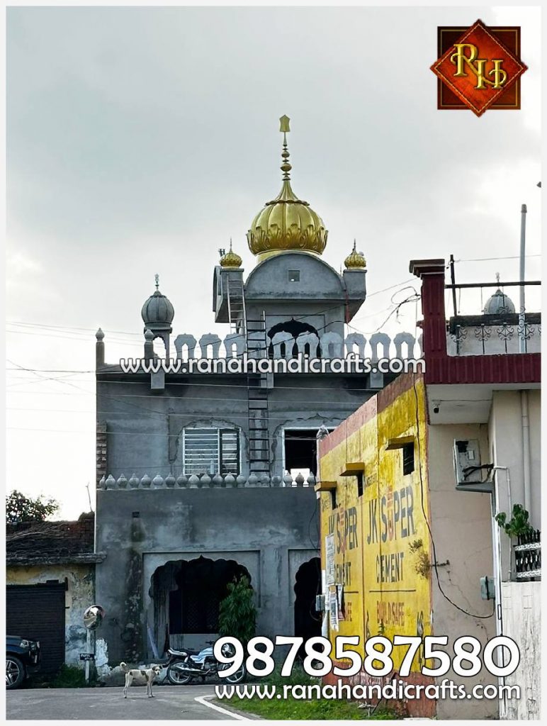 Fiberglass Dome Gumbad at Gurdwara in Nangal (Ropar) Anandpur Sahib ...