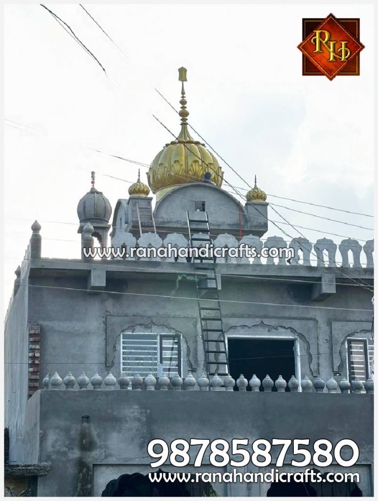 Fiberglass Dome Gumbad at Gurdwara in Nangal (Ropar) Anandpur Sahib ...
