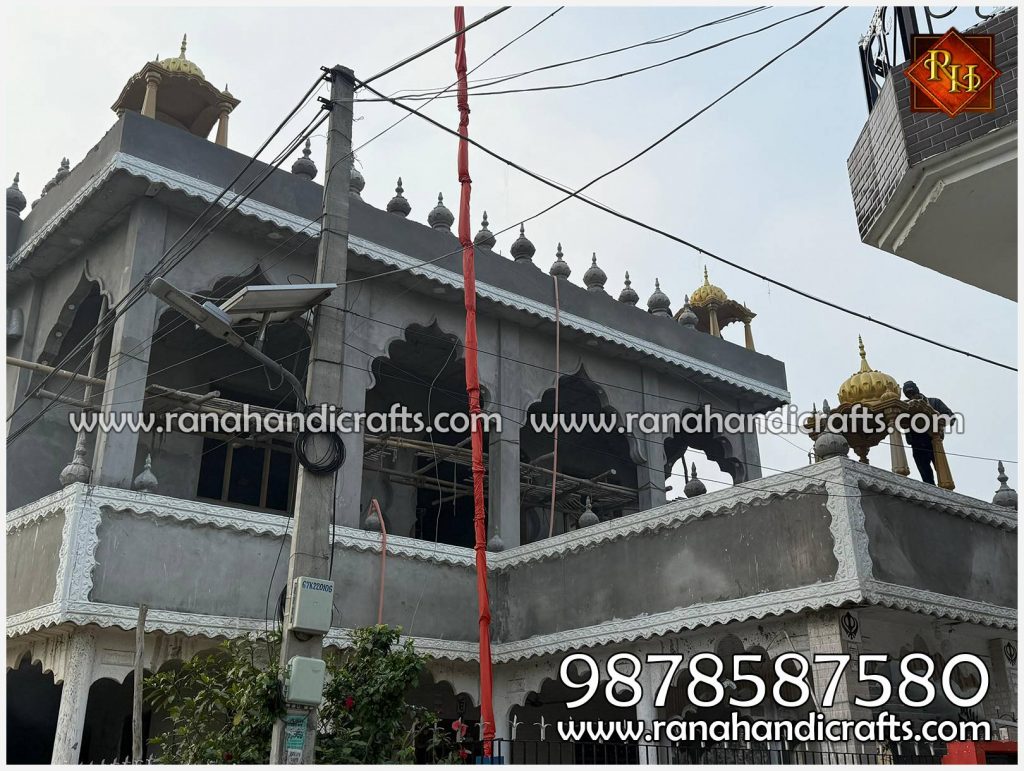 Fiber Gumbad & Corner Palki at Gurdwara in Dasuya Hoshiarpur | Rana ...