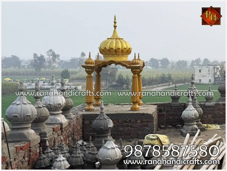 Fiber Gumbad & Corner Palki at Gurdwara in Dasuya Hoshiarpur | Rana ...