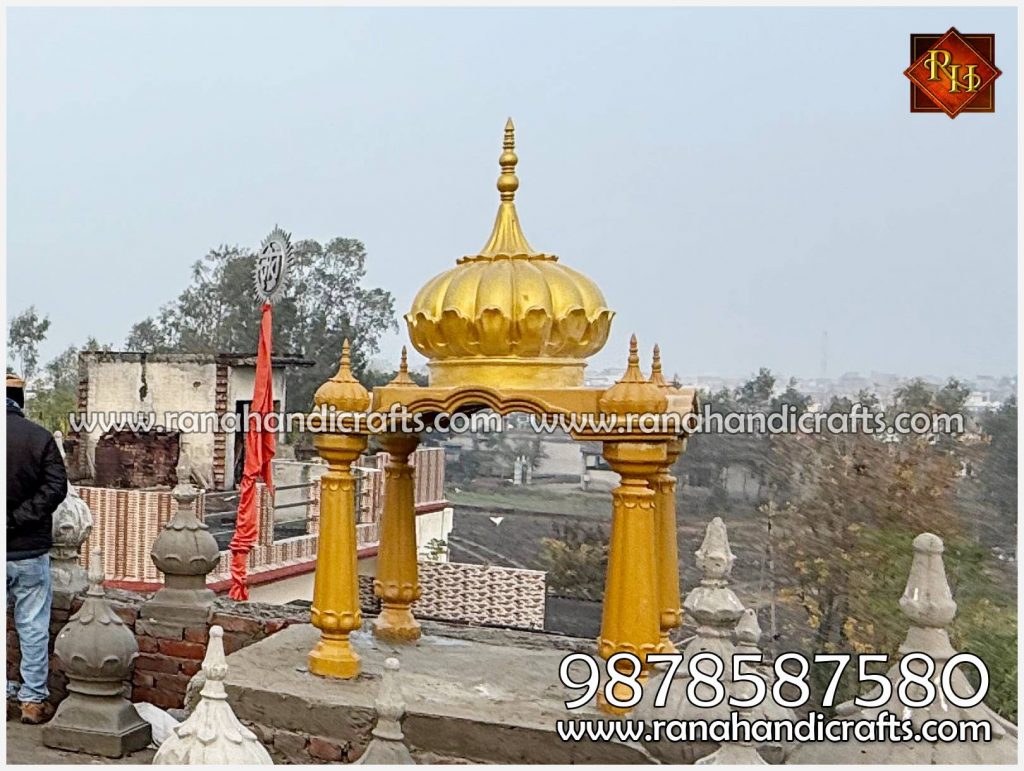 Fiber Gumbad & Corner Palki at Gurdwara in Dasuya Hoshiarpur | Rana ...
