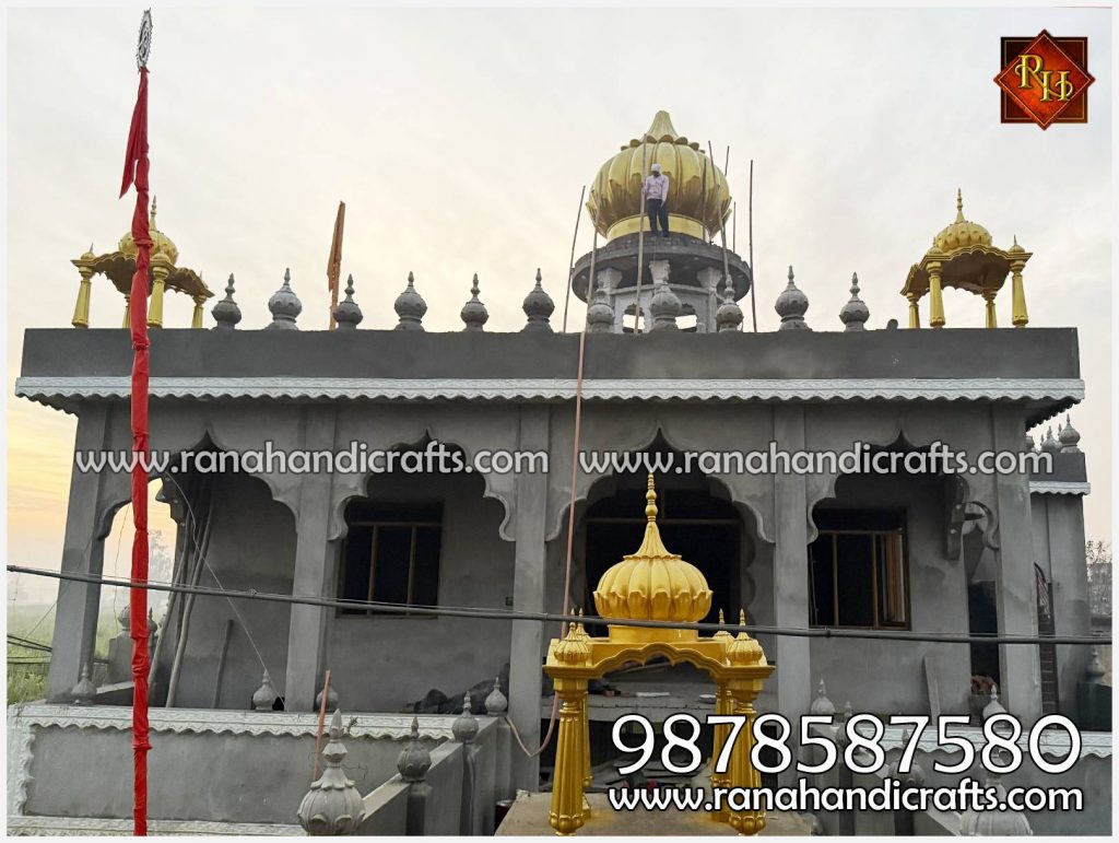 Fiber Gumbad & Corner Palki at Gurdwara in Dasuya Hoshiarpur | Rana ...