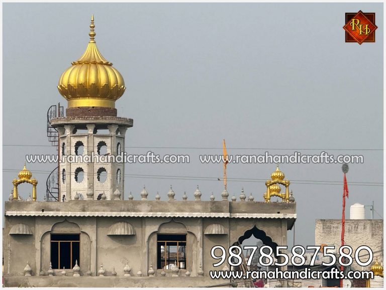 Fiber Gumbad & Corner Palki at Gurdwara in Dasuya Hoshiarpur | Rana ...