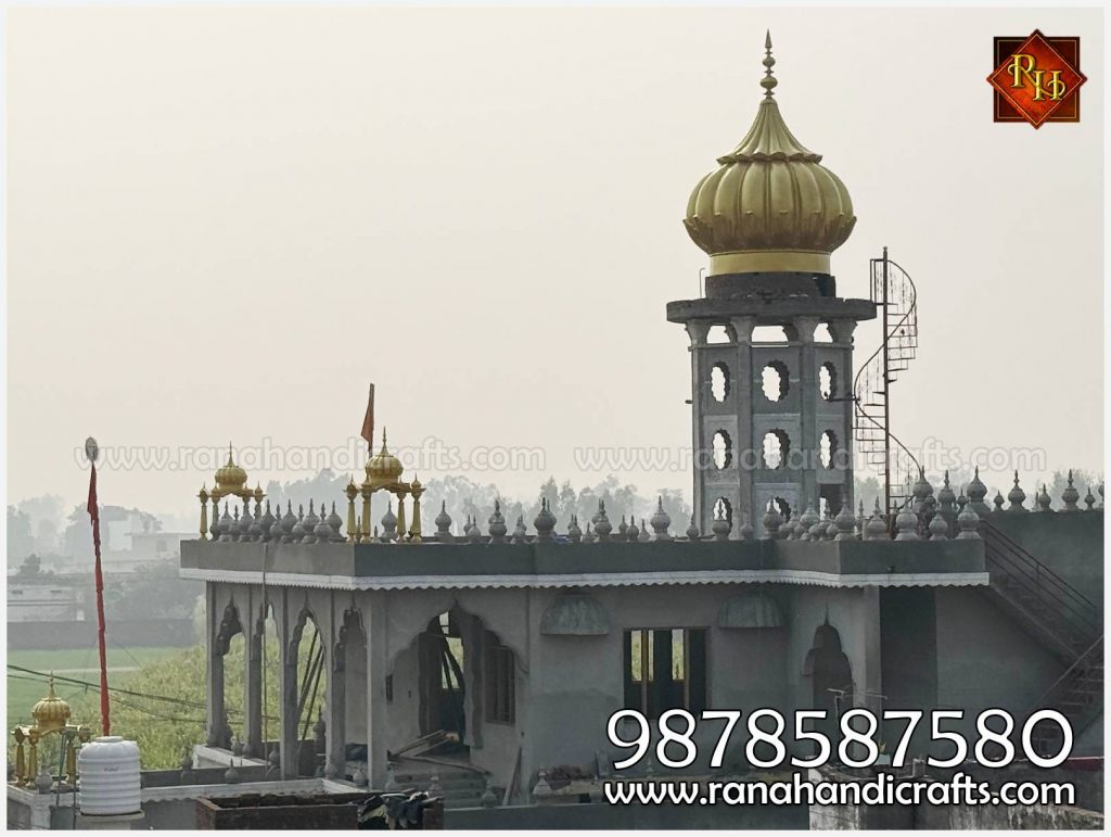 Fiber Gumbad & Corner Palki at Gurdwara in Dasuya Hoshiarpur | Rana ...