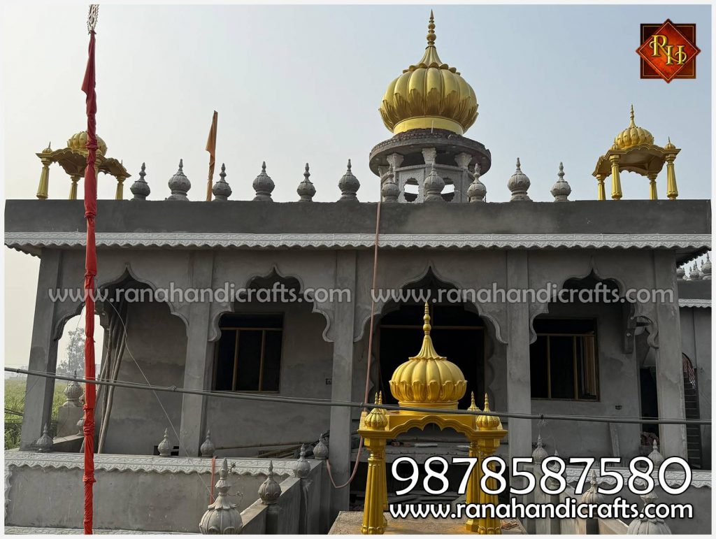 Fiber Gumbad & Corner Palki at Gurdwara in Dasuya Hoshiarpur | Rana ...