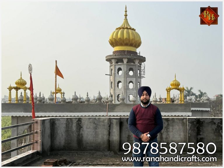 Fiber Gumbad & Corner Palki at Gurdwara in Dasuya Hoshiarpur | Rana ...