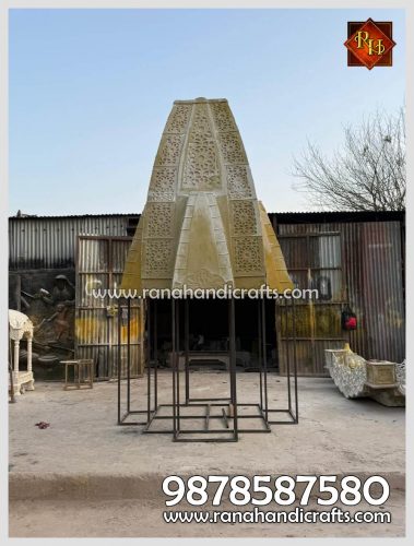Mandir Gumbad - Marble Style FRP Temple Dome | Rana Handicrafts ...
