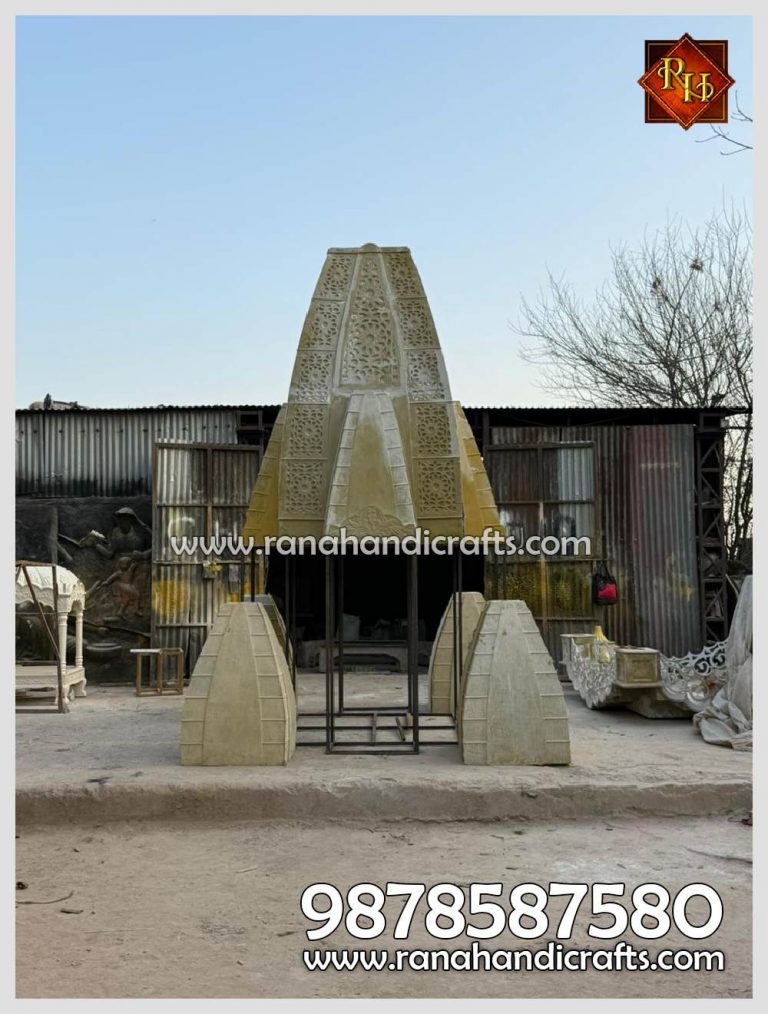Mandir Gumbad - Marble Style FRP Temple Dome | Rana Handicrafts ...