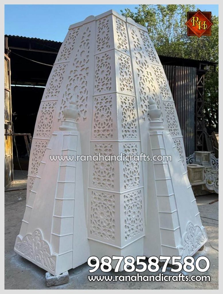 Mandir Gumbad - Marble Style FRP Temple Dome | Rana Handicrafts ...