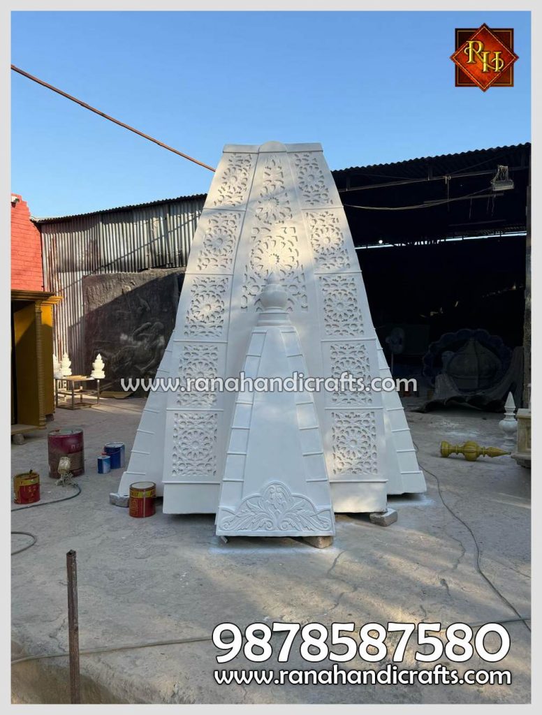 Mandir Gumbad - Marble Style FRP Temple Dome | Rana Handicrafts ...