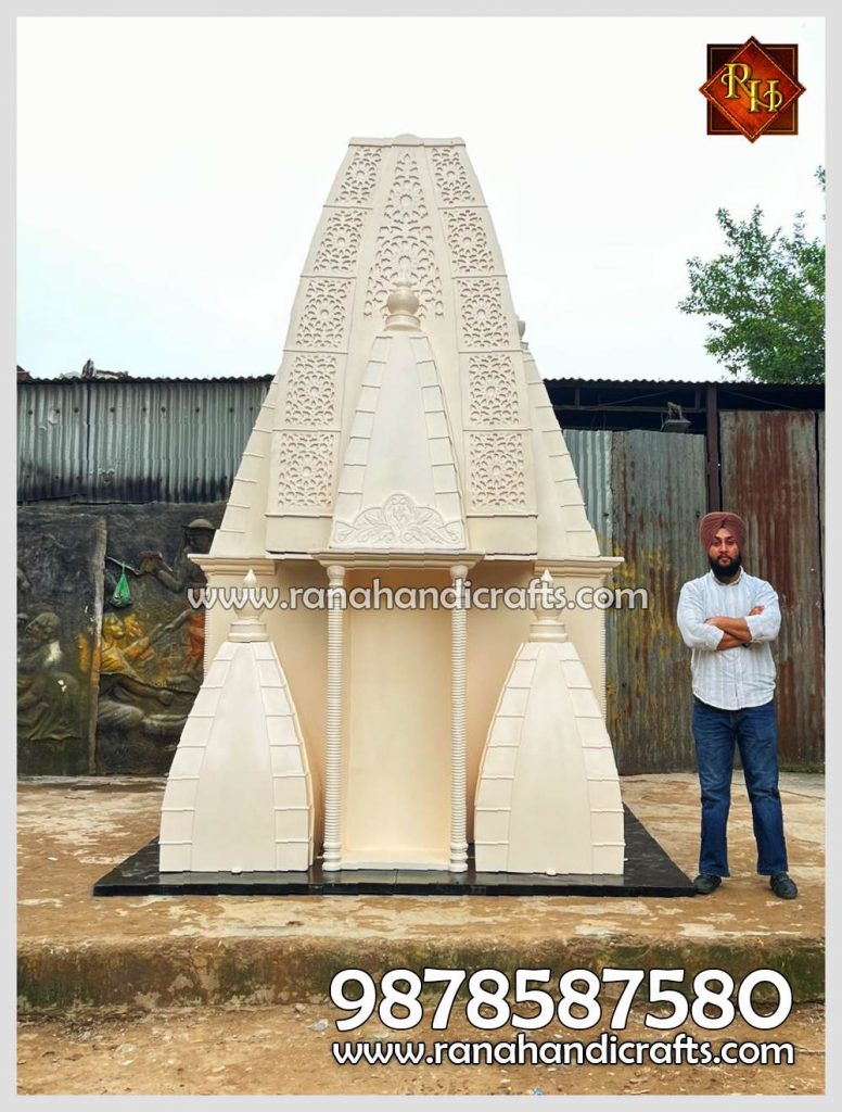 Mandir Gumbad - Marble Style FRP Temple Dome | Rana Handicrafts ...